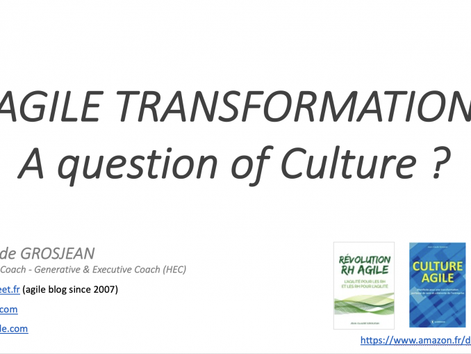 Blog Agile depuis 2007 - Transformation Agile & Coaching Agile