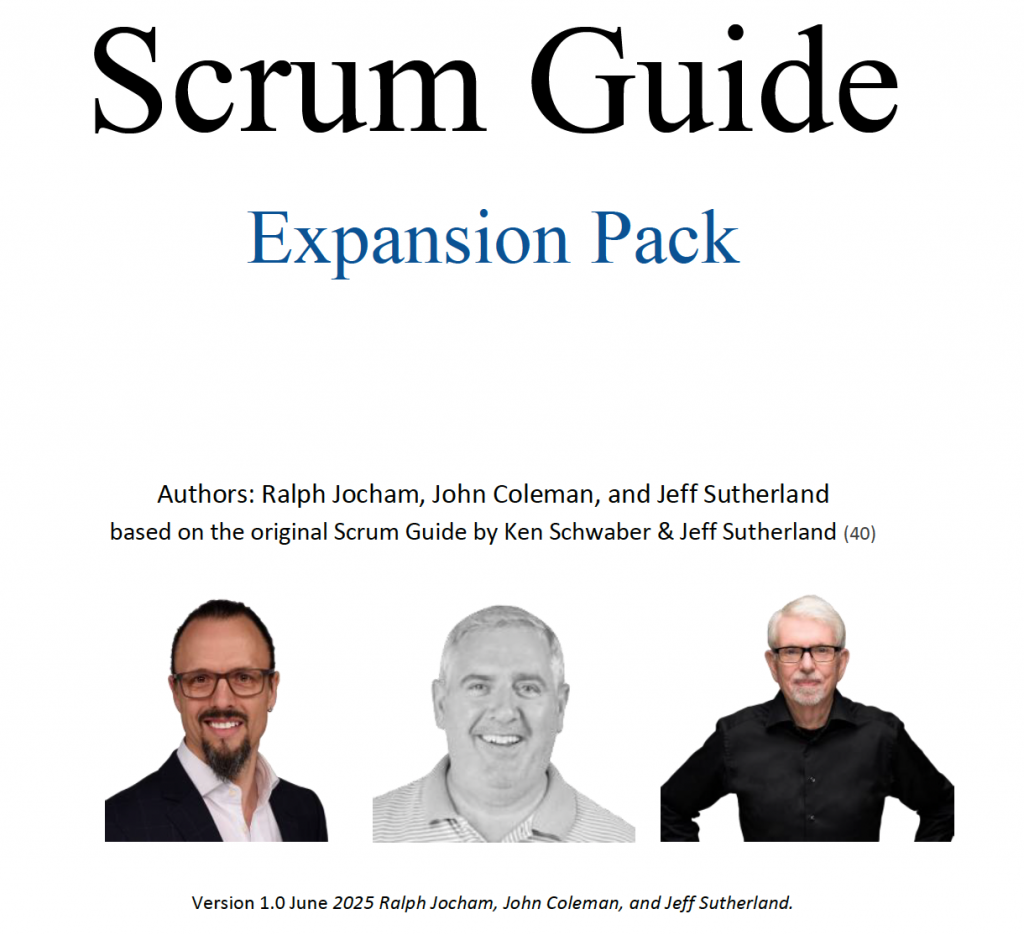 Scrum Guide 2025 Expansion Pack